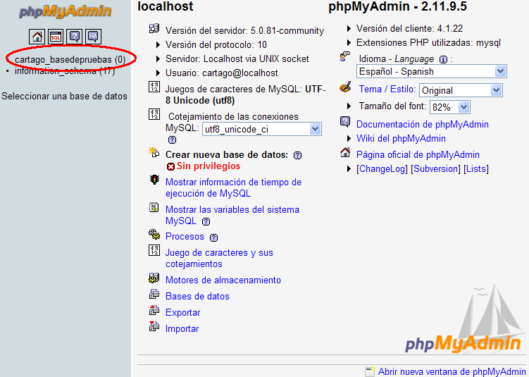 Aprende a Acceder al PhpMyAdmin para el manejo de las bases de datos de ...